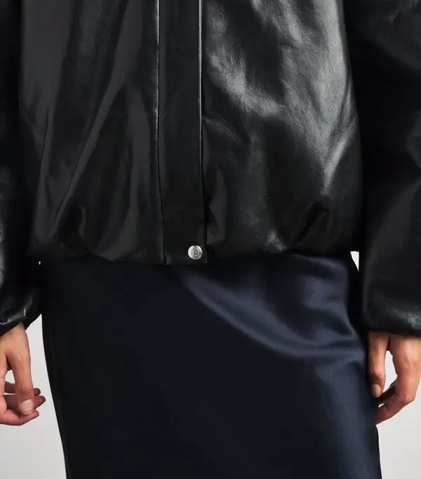 ANINE BING Regenerated Leather Cyrus Jacket