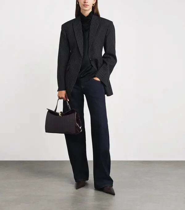 ANINE BING High-neck Samson Top