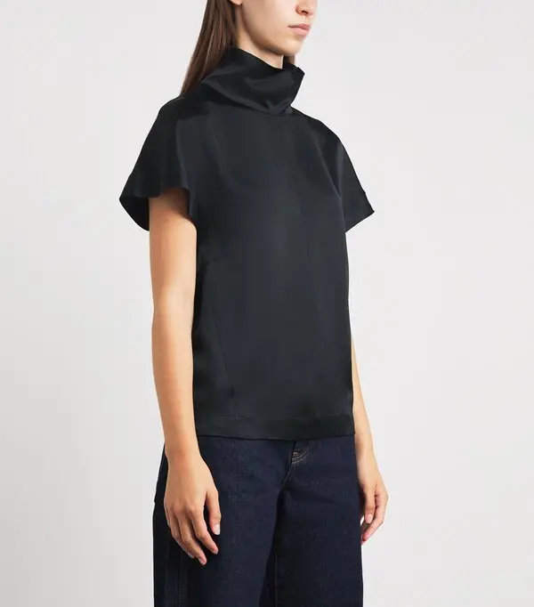 ANINE BING High-neck Samson Top