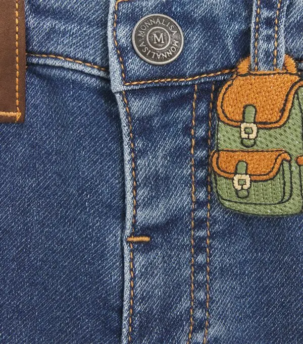 Monnalisa Backpack-patch Jeans