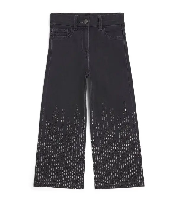 Monnalisa Rhinestone-embellished Jeans