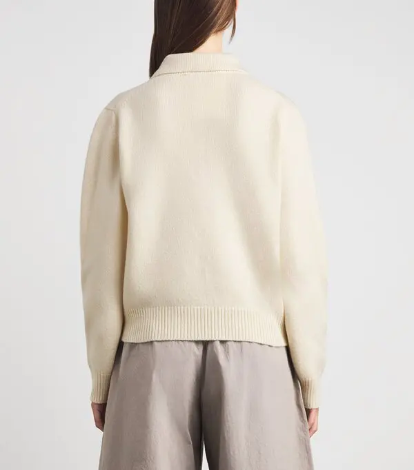 RÓHE Wool-blend Polo Sweater