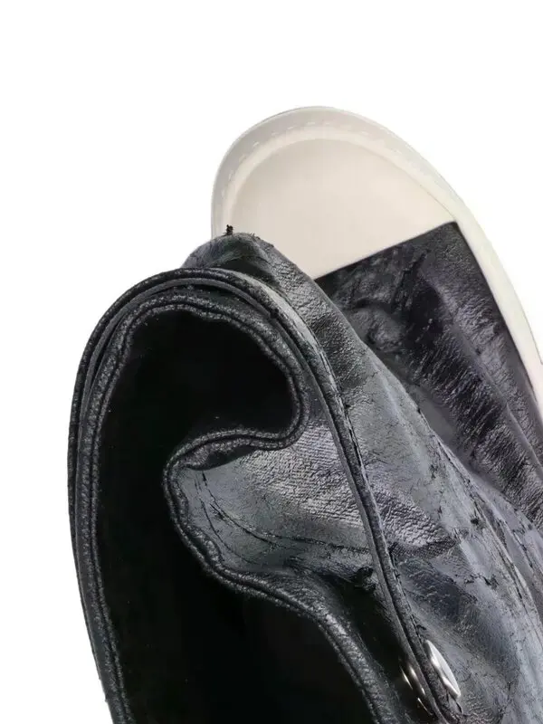 Rick Owens Tower Elephant Coated Canvas Boots