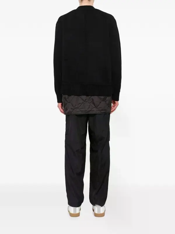 JUUN.J Zip-up Ribbed-trim Coat