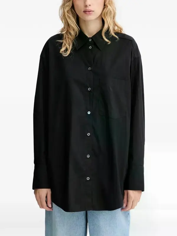 Marc O'polo Chest-pocket Shirt - Black