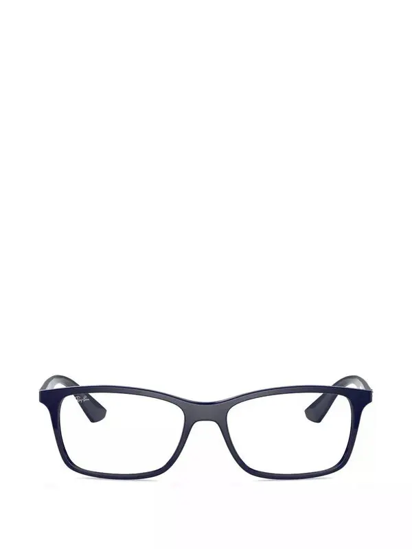 Ray-ban Rb7047 Rectangle-frame Glasses - Blue