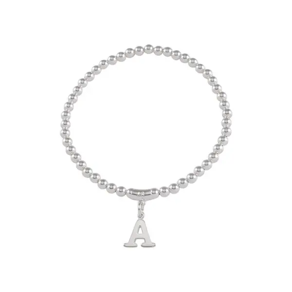 VON TRESKOW Stretchy Initial Bracelet