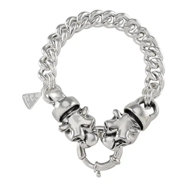 VON TRESKOW Small Mama Panther Bracelet - Silver