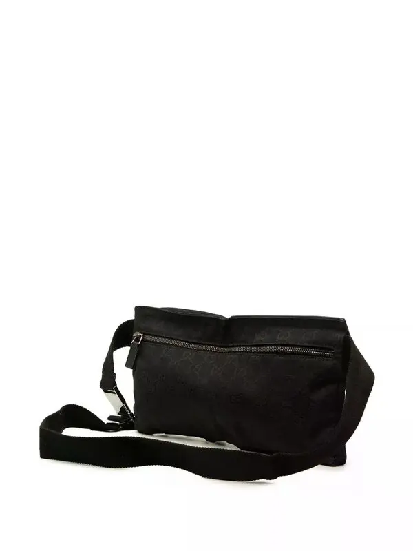 Gucci 2000-2015 Gg Canvas Double Pocket Belt Bag