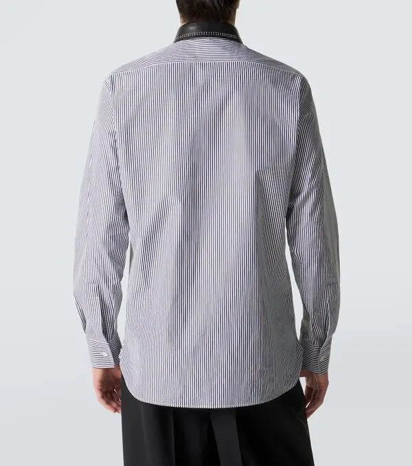 TOM FORD Striped Cotton Poplin Shirt