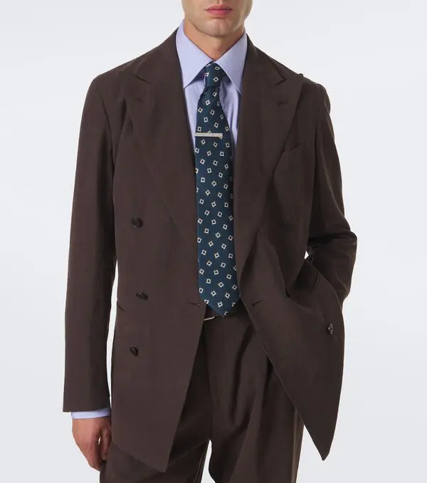 Brioni Silk Jacquard Tie