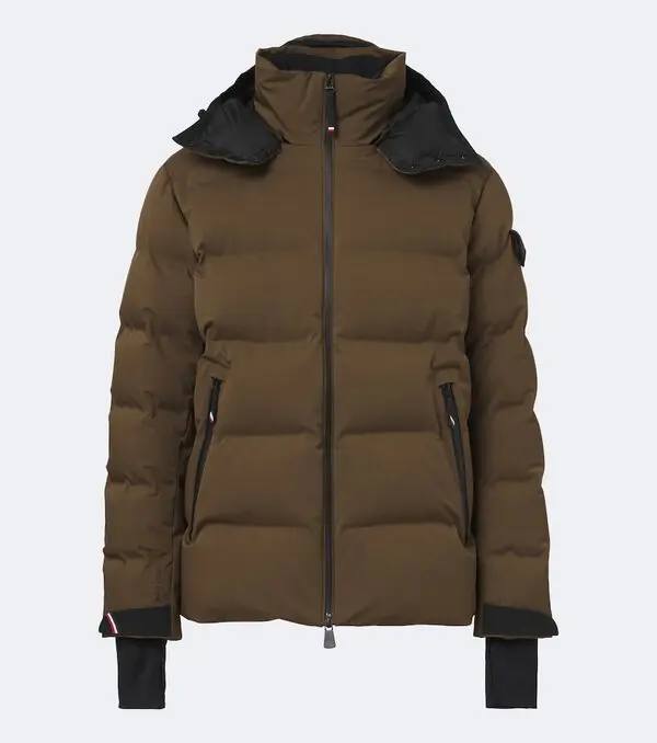 Moncler Hooded Ski Jacket - Brown