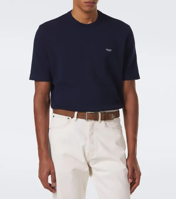 Prada Logo Cotton T-shirt