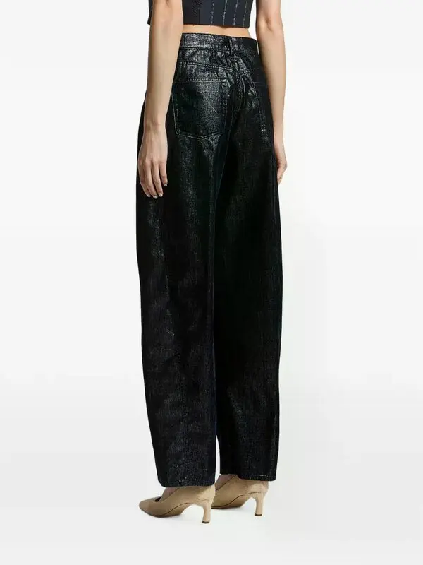 Peserico Metallic-effect Pleated Trousers