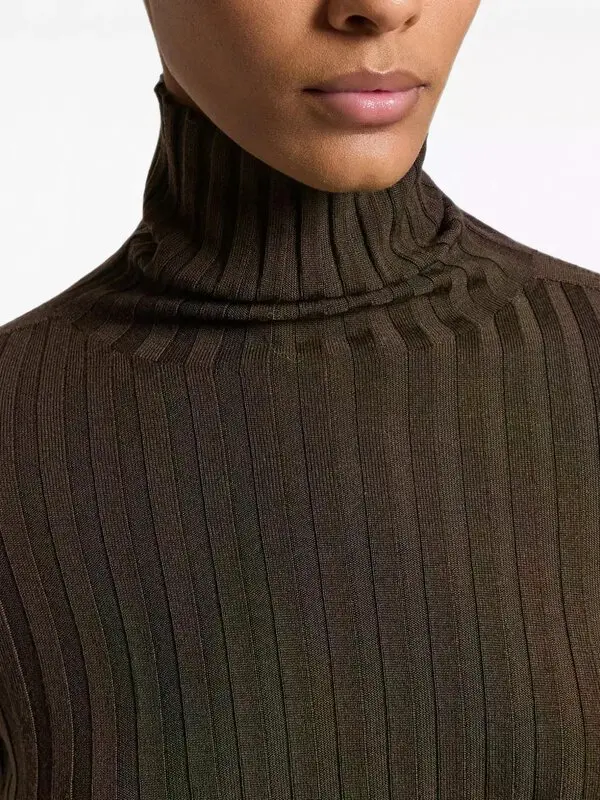 Peserico Ribbed-knit Roll-neck Sweater