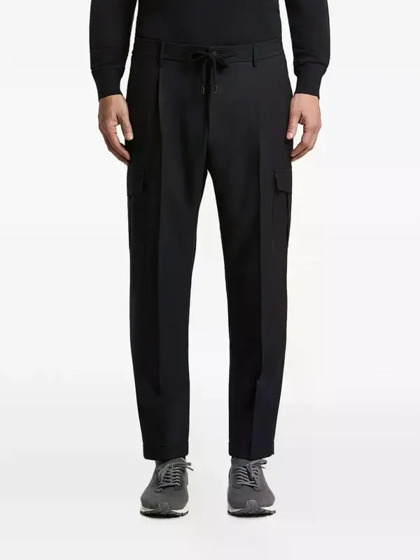 Peserico Pleated Drawstring-waist Trousers