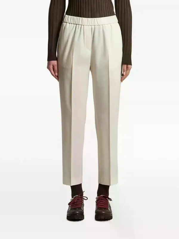 Peserico Elasticated-waistband Cropped Trousers