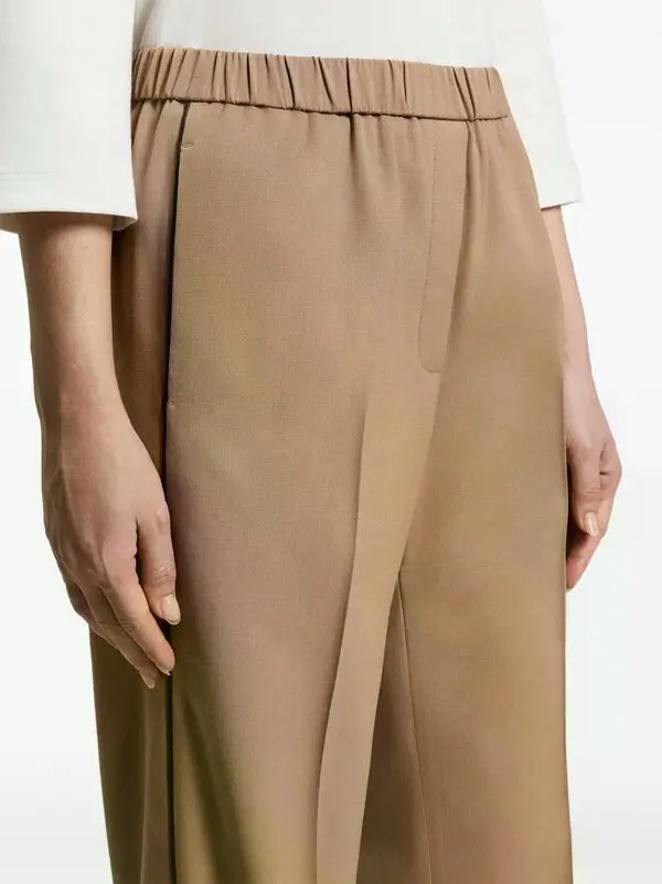 Peserico Piped-trim Elasticated-waistband Trousers