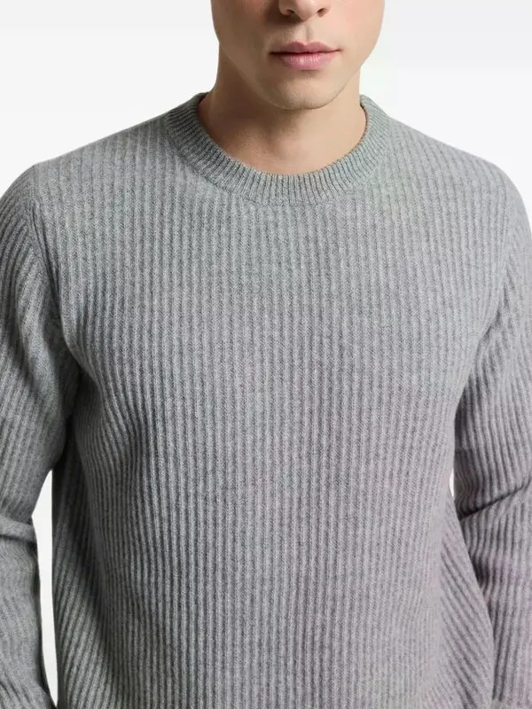 Peserico Ribbed-knit Crew-neck Sweater