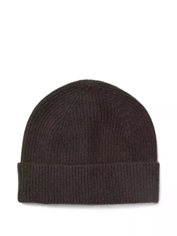 Peserico Ribbed-knit Beanie Hat