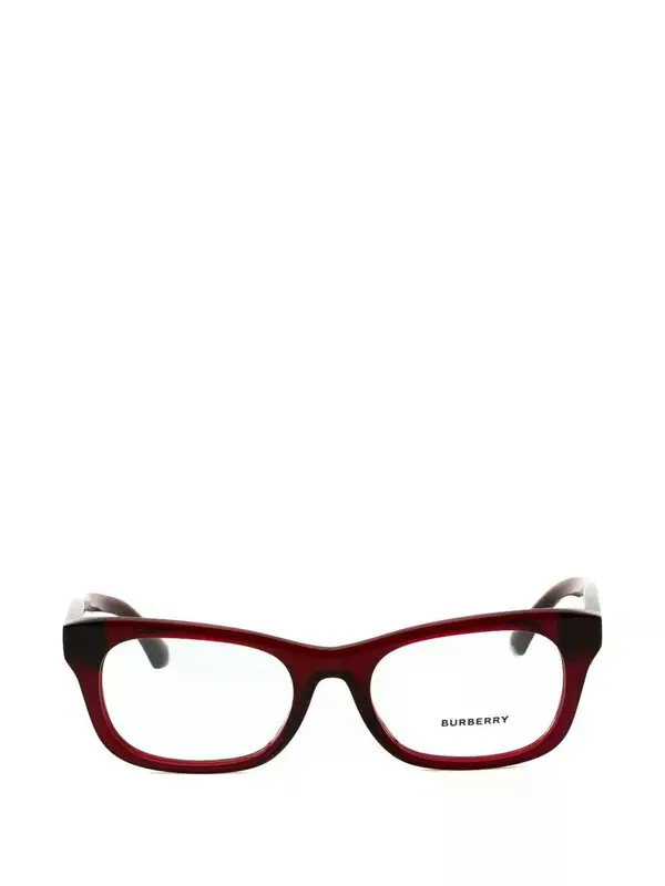 Burberry Rectangle-frame Glasses - Red