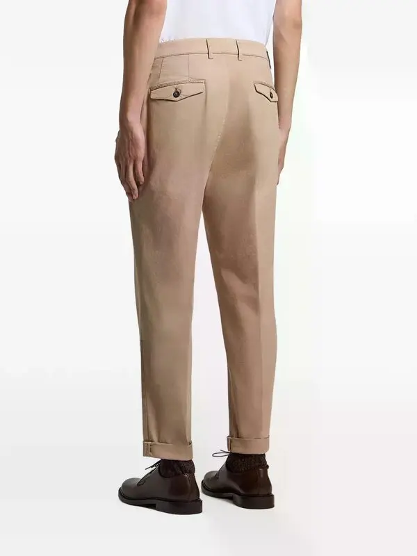 Peserico Pleated Turn-up Trousers