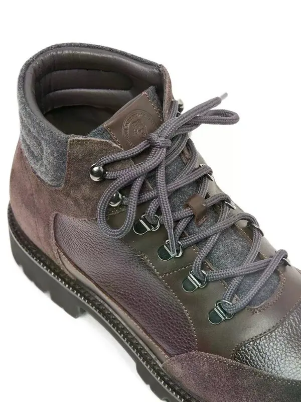 Peserico Panelled Lace-up Boots