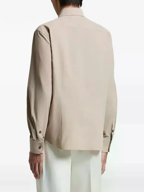 Peserico Long-sleeve Button-down Shirt