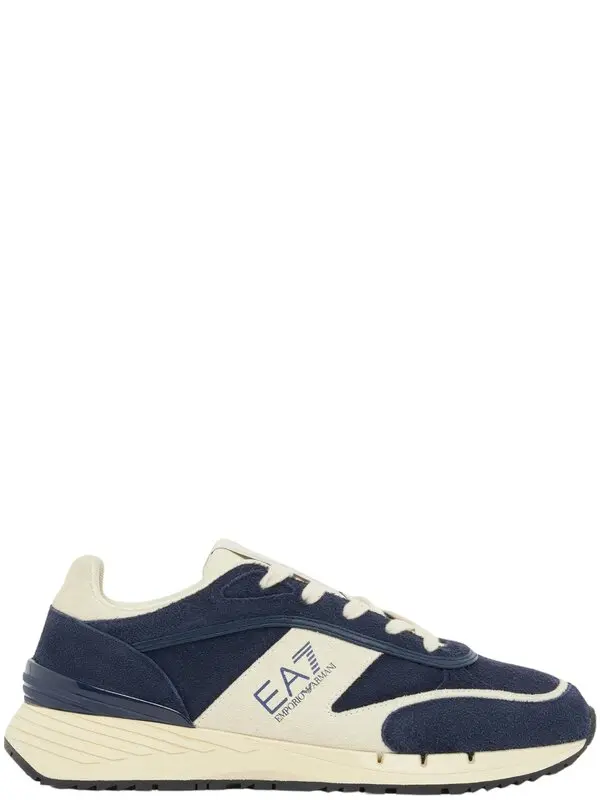 EA7 Leather Sneakers