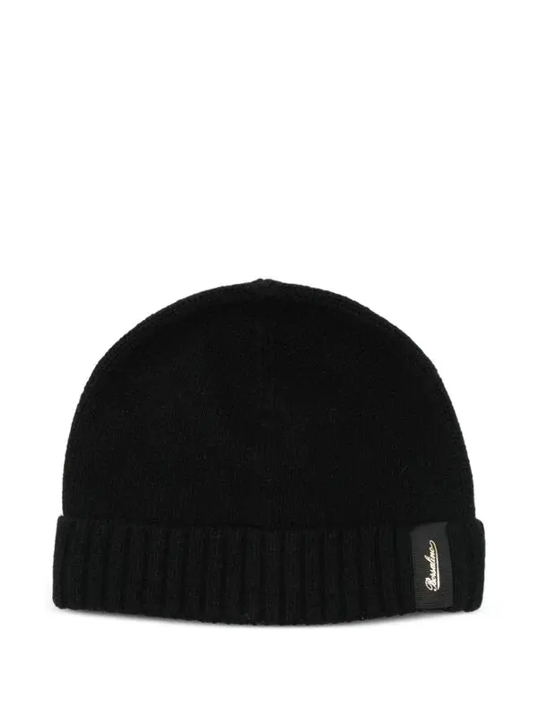 Borsalino City Cashmere Beanie - Black
