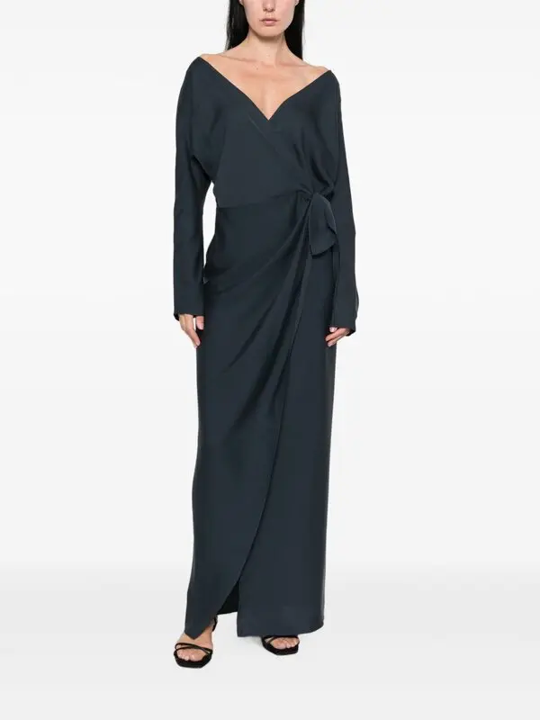 CORTANA Eteria Silk Long Dress