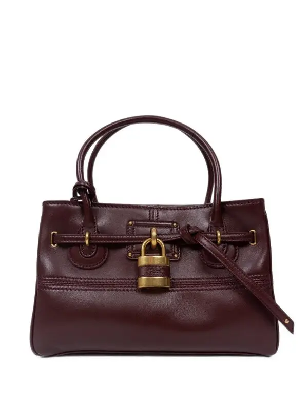 Chloé Paddington Sling Leather Handbag - Red