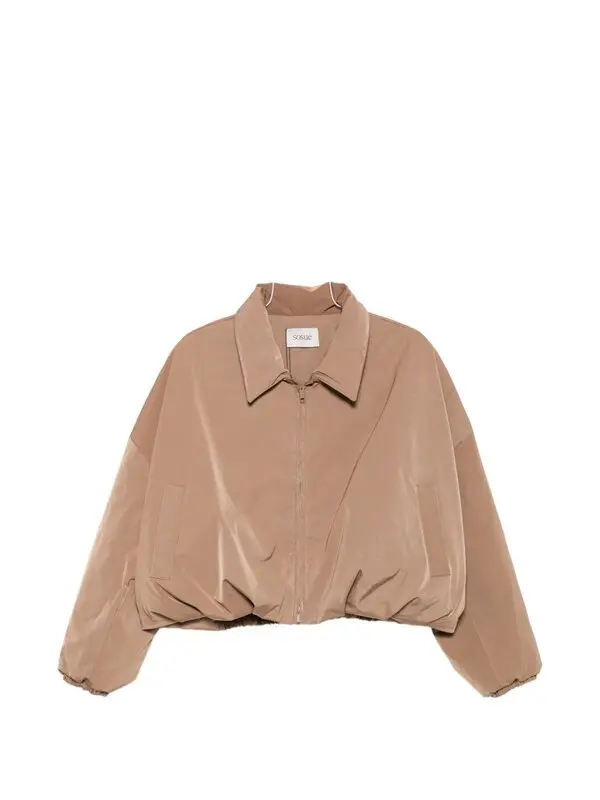 SOSUE Drawstring Short Jacket