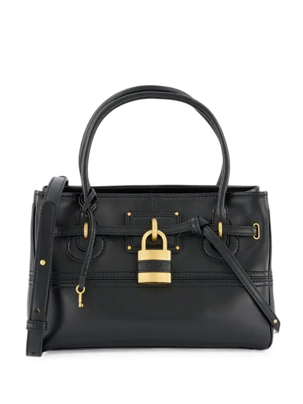 Chloé Paddington Sling Leather Handbag - Black