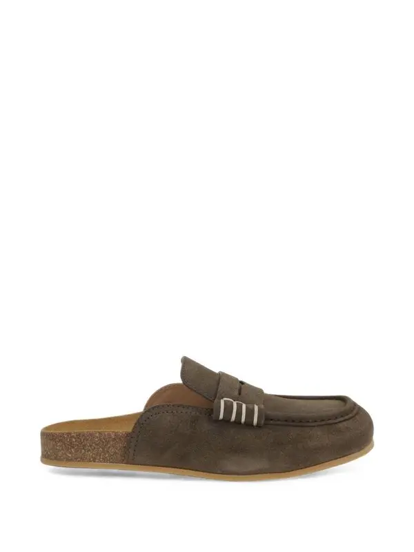 JW Anderson Stitch Leather Slippers