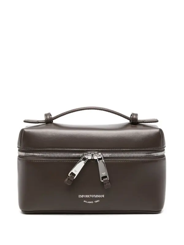 Emporio Armani Leather Vanity Case