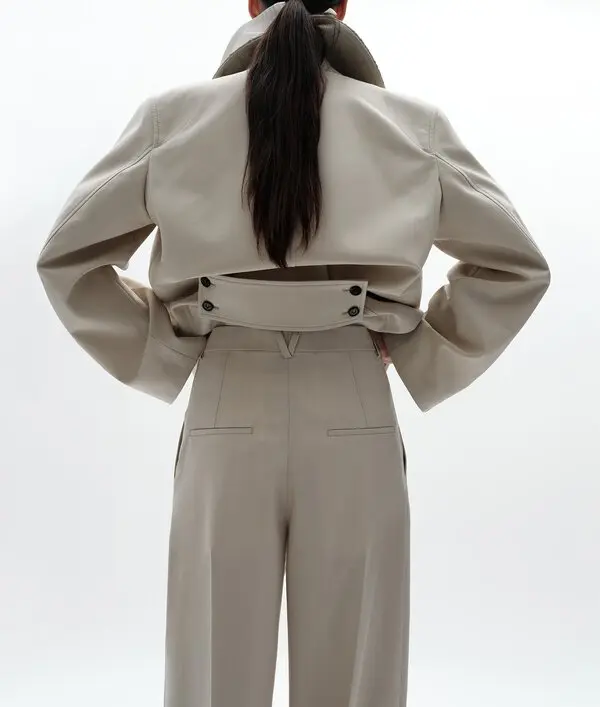 Bottega Veneta Wool Cotton Trousers