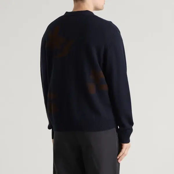 WAX LONDON Walker Felted Applique Cardigan