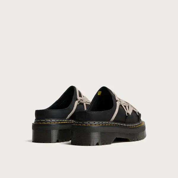 Rick Owens X Dr. Martens Quad Sole Megalace Mule