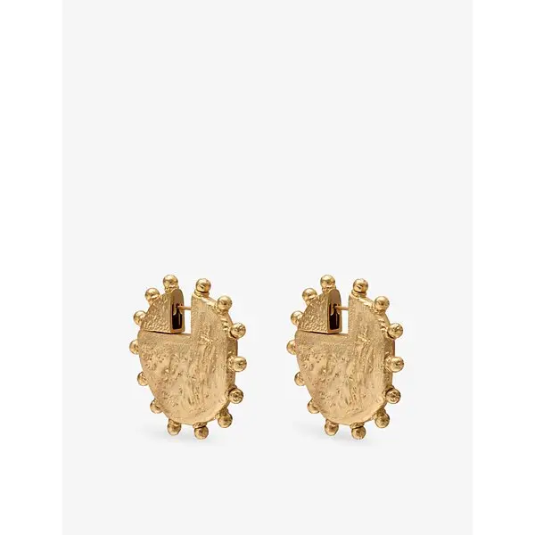 Zimmermann Idle -plated Brass Hoop Earrings