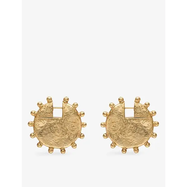Zimmermann Idle -plated Brass Hoop Earrings