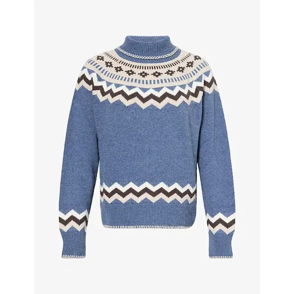 SIEDRES Celeste Patterned Knitted Jumper