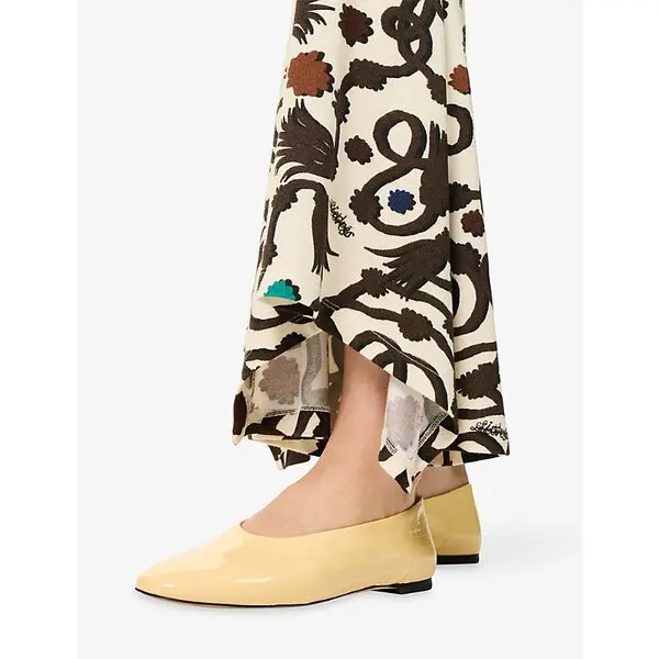 SIEDRES Jeslynn Flared-leg Stretch-jersey Trousers