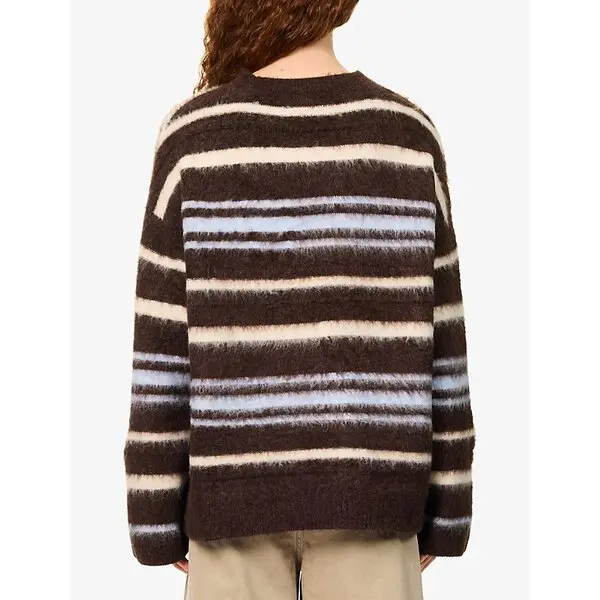 4TH & RECKLESS Liea Striped Knitted Jumper