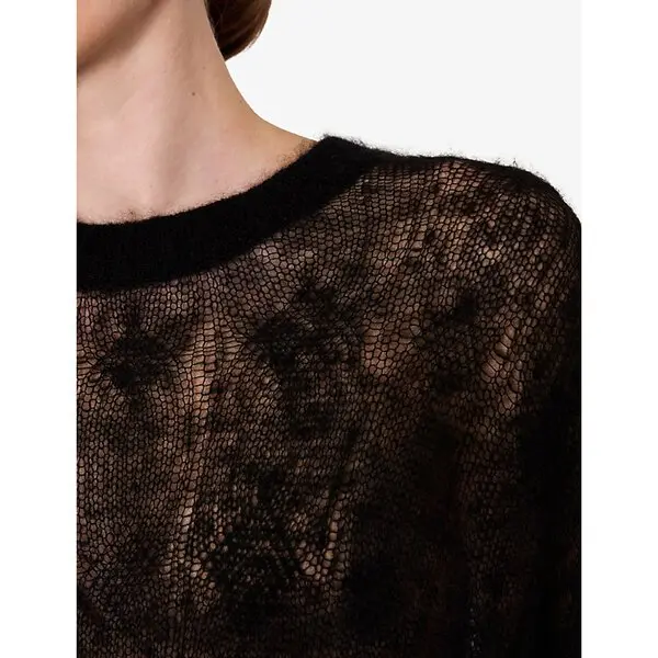 JOSEPH Delfina Round-neck Mohair And Silk-blend Jumper