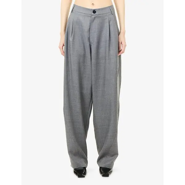 DARKPARK Phebe Wide-leg Cotton Trousers