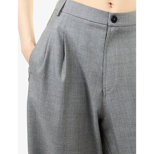 DARKPARK Phebe Wide-leg Cotton Trousers