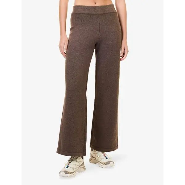 ADANOLA Straight-leg Knitted Trousers