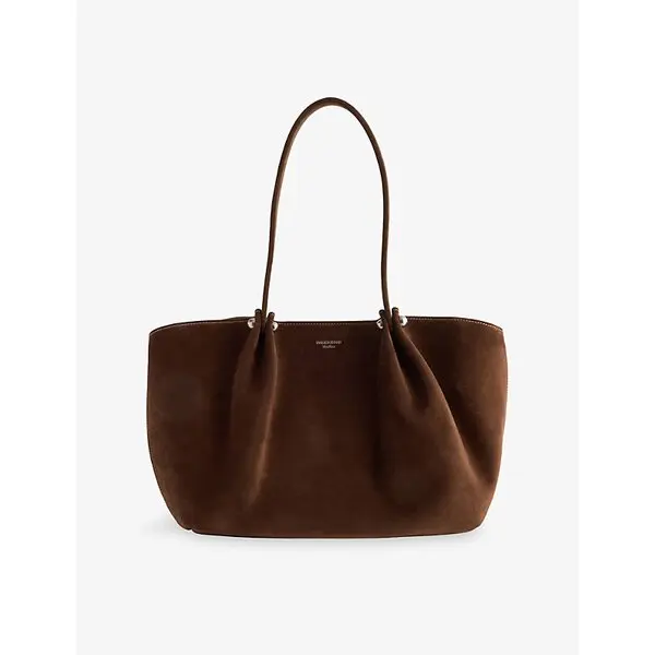 Max Mara Pasticcino Suede Tote Bag