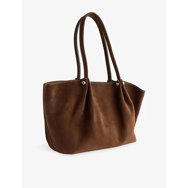 Max Mara Pasticcino Suede Tote Bag